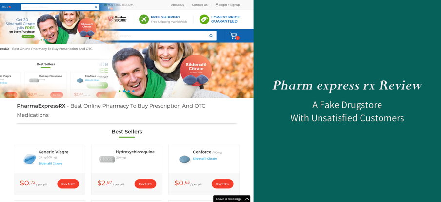 Pharm Express Rx Review – A Fake Drugstore With Unsatisfied Customers ...